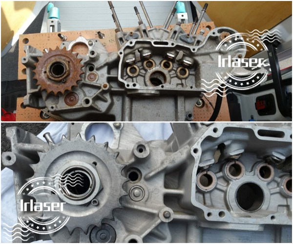 Rust Grease Removel Engine Cleaning By Laser - LINRAYTECH